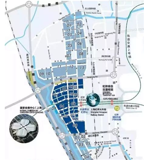 虹桥商务区地图 虹桥商务区 上海虹桥商务区 大山谷图库