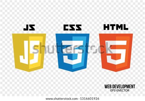 Colección Vectorial De Signos De Pantalla De Desarrollo Web Html5
