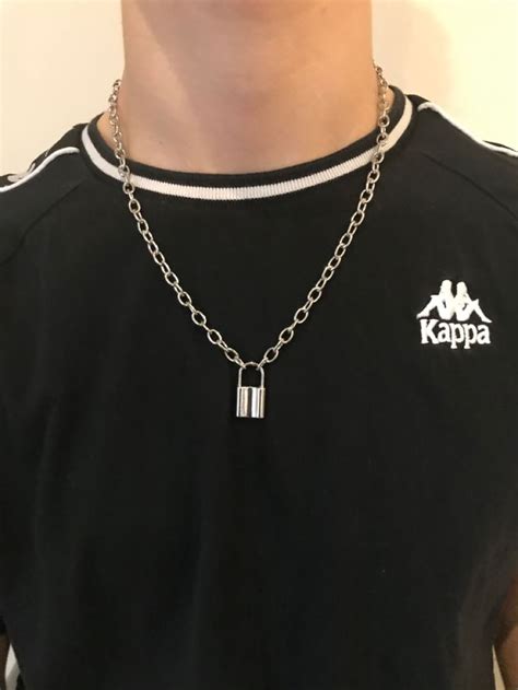 Padlock Chain Chain Padlock Necklace Necklace