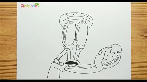 HOW TO DRAWING FEAR AND SHOCKED SQUIDWARD YouTube