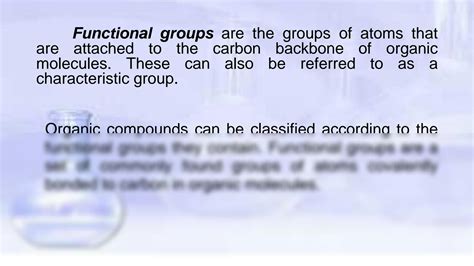 SOLUTION Functional Groups Ppt Studypool