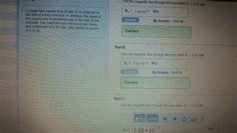 Solved A Single Turn Square Loop Of Side L Is Centered On Chegg Com