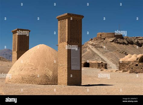 Irantown Of Yazdtower Of Silencea Tower Of Silence Is A Circular