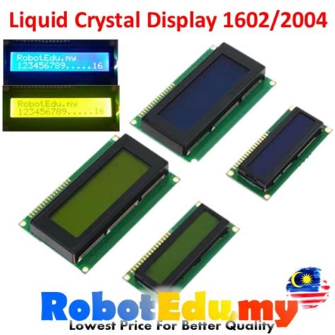 Lcd 1602 2004 16x2 20x4 Lcd Screen Liquid Crystal Display Module For