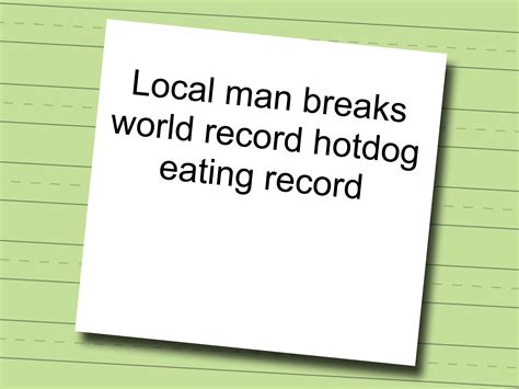 How To Write A Newspaper Headline 7 Steps With Pictures