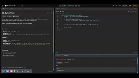 Jump Game Leetcode 50 Leetcodedaily Youtube