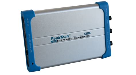 P PeakTech PC Oscilloscope X MHz GSPS Distrelec Germany