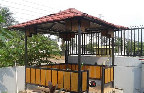 jasa pembuatan gazebo galvalum