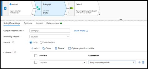 在對應資料流中字串化資料轉換 Azure Data Factory Microsoft Learn