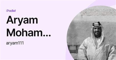 Aryam Mohammed 语嫣 Aryam111 Profile Padlet