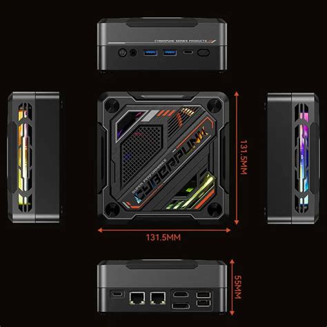 Helorpc Gaming Mini Pc Amd Ryzen R Hs Radeon M Graphics Ddr M Nvme Support Win