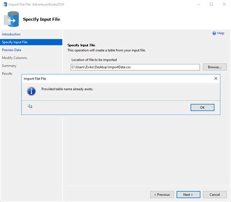 How To Import A Flat File Into A Sql Server Database Using The Import Flat File Wizard
