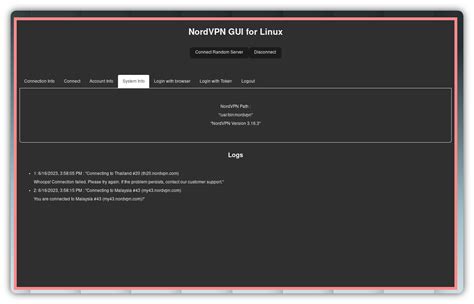 Github Imatefxnordvpn Gui Nordvpn Gui For Linux
