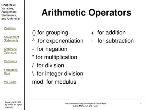 Ppt Chapter 3 Variables Assignment Statements And Arithmetic