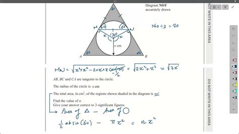 Igcse Edexcel Mathematics 4ma1 2024 November 2h Q25 Circle Youtube