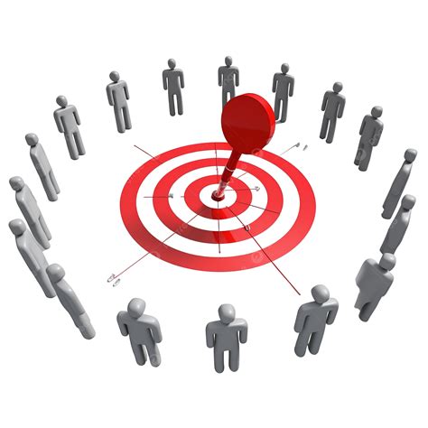 3d Render Target Marketing With Users Accuracy Development