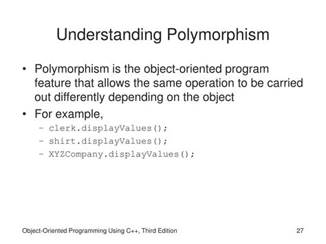 PPT Object Oriented Programming Using C Third Edition PowerPoint