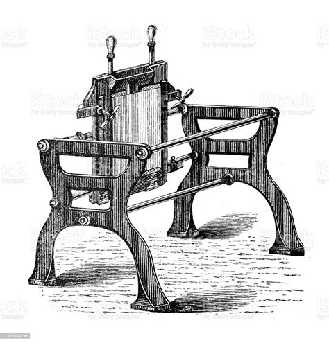 골동품 삽화 응용 역학 및 기계 고정 관념 금형 기계 19세기에 대한 스톡 벡터 아트 및 기타 이미지 19세기 19세기 스타일 강철 Istock