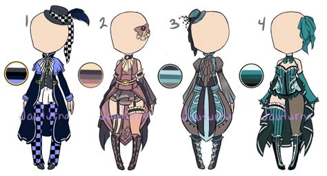 Outfit Set2 Circus Inspired On Circus Outfits Art