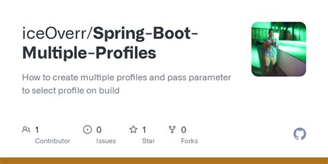Github Iceoverr Spring Boot Multiple Profiles How To Create Multiple Profiles And Pass