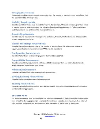 Brd Template Uml PDF