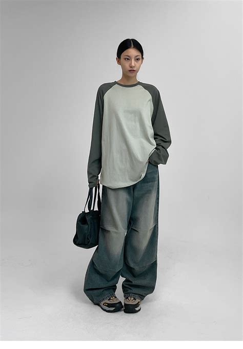 Made 테니드 배색 나그랑 긴팔티