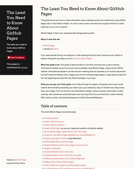 Change The Appearance Of Your Github Pages Site Using Jekyll Themes The Least You Need To Know
