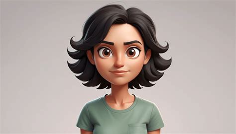 3d Animated Female Character Portrait Ai Scribbles Download Now