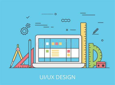E Mail Mobile App Ui Ux And Gui Template Layout Stock Illustration