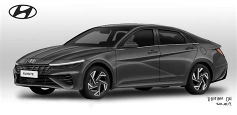 2023 현대 아반떼 페이스리프트 예상도 스파이샷