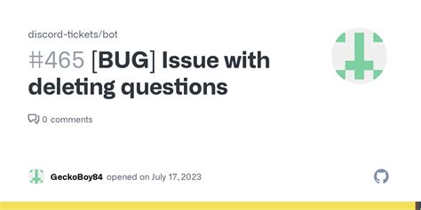 [bug] issue with deleting questions · issue 465 · discord tickets bot
