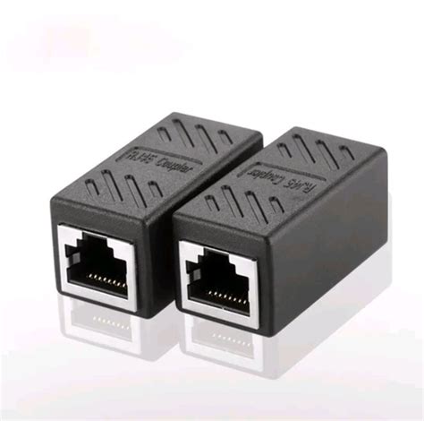 Rj45 Connector Adapter Rj45 Coupler Cat6 Cat5 Ethernet Cable Connector Computers And Tech