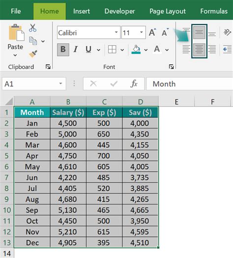 Excel Spreadsheet Screen Components How To Use And Format