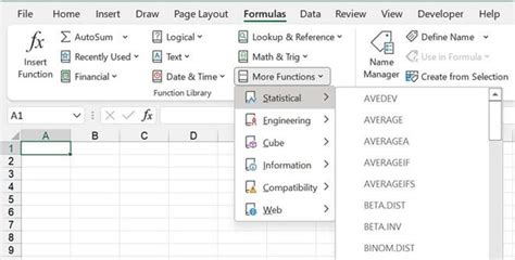 Exploring Statistical Functions Learn
