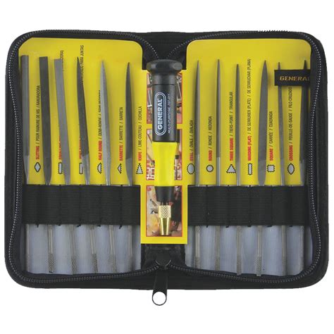 General Tools 12 Piece Swiss Pattern Needle File Set Ammc