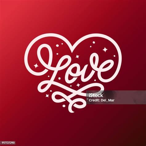 심장의 형태에서 단어 글자를 사랑 해요 벡터 빈티지 일러스트입니다 T 셔츠에 대한 스톡 벡터 아트 및 기타 이미지 T 셔츠 격언 고풍스런 Istock