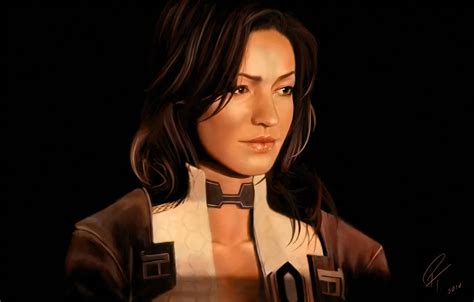 Wallpaper Girl Mass Effect Miranda Lawson Fan Art Cerberus Miranda