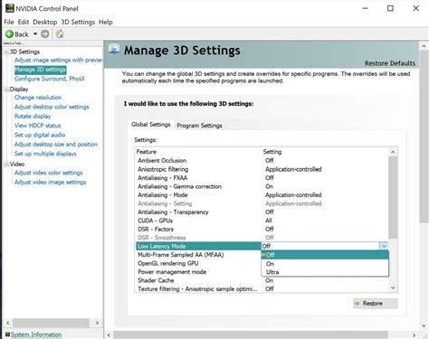 How To Enable Ultra Low Latency Mode On NVIDIA Graphics Cards Back2Gaming