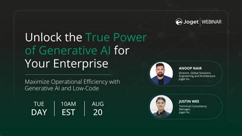 joget inc on linkedin generativeai lowcode nocode
