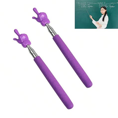 Pcs Telescopic Teachers Pointer Classroom Demonstration Baton GGuide Indicator Retractable