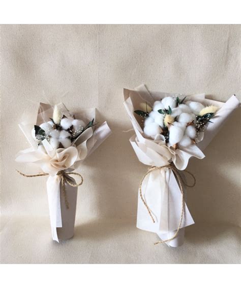 목화꽃다발 드라이플라워꽃다발 졸업식꽃다발 미니목화 친구선물 부모님선물 애인선물 에이블리