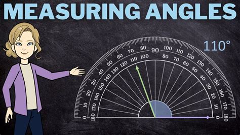 How To Measure Angles Using A Protractor Youtube