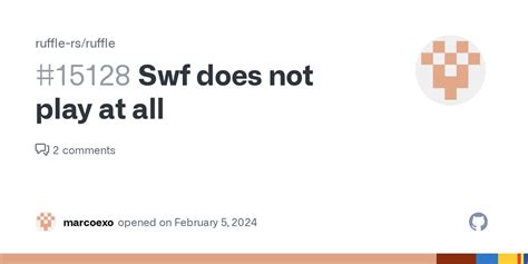 Swf Does Not Play At All · Issue 15128 · Ruffle Rs Ruffle · Github
