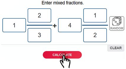 ADDING MIXED FRACTIONS CALCULATOR