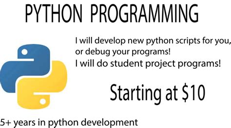 Write You A Python Script By Bzfilmmaking Fiverr