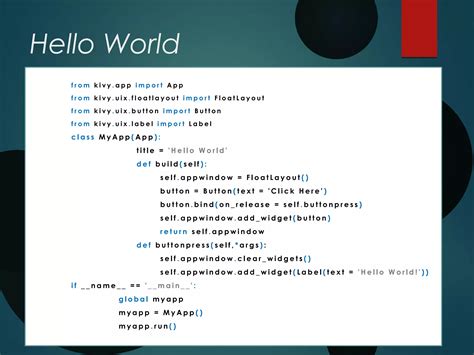 Kivy Python Ui Library For Any Platform Odp