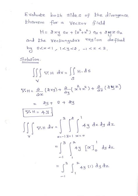 problems divergence theorem