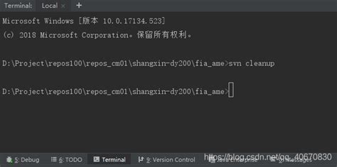 解决errorsvn E155037 Previous Operation Has Not Finished Run Cleanup