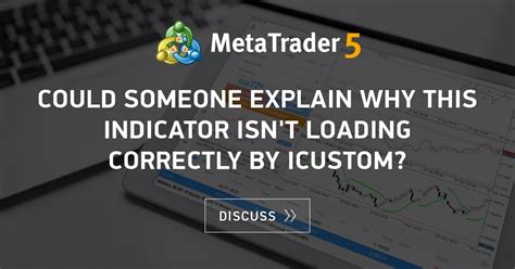 Could Someone Explain Why This Indicator Isnt Loading Correctly By Icustom Indices Mql4