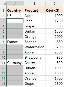 Fill Blank Cells With Value Above Or In Excel Step By Step Guide